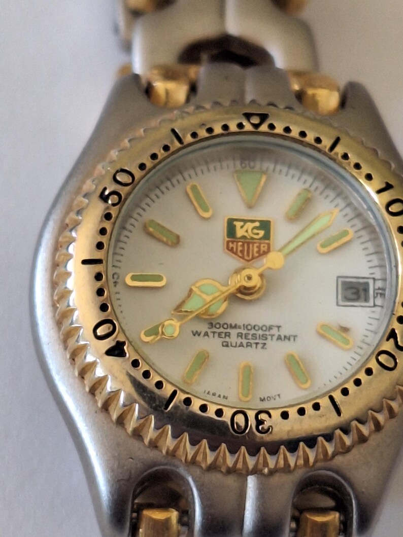 FOR PARTS TAG Heuer Professional White Women's Watch 300m - Etsy