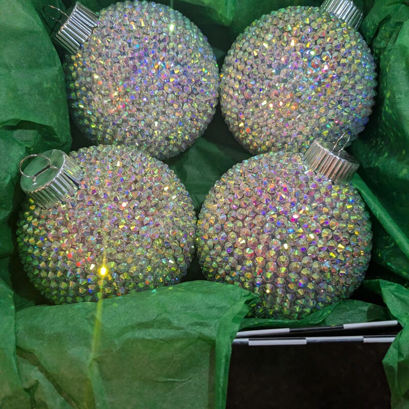 Rhinestone Ornament - Etsy