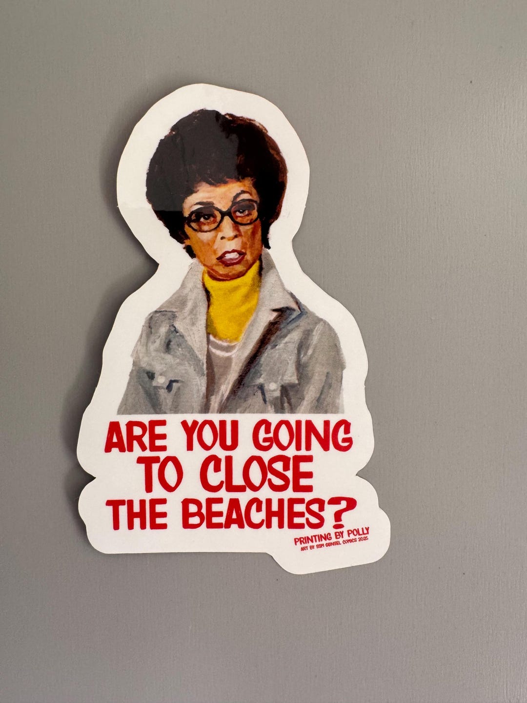 Quint!… Jaws!! Movie Decal/sticker High Quality Over 4in Tall, Made in ...