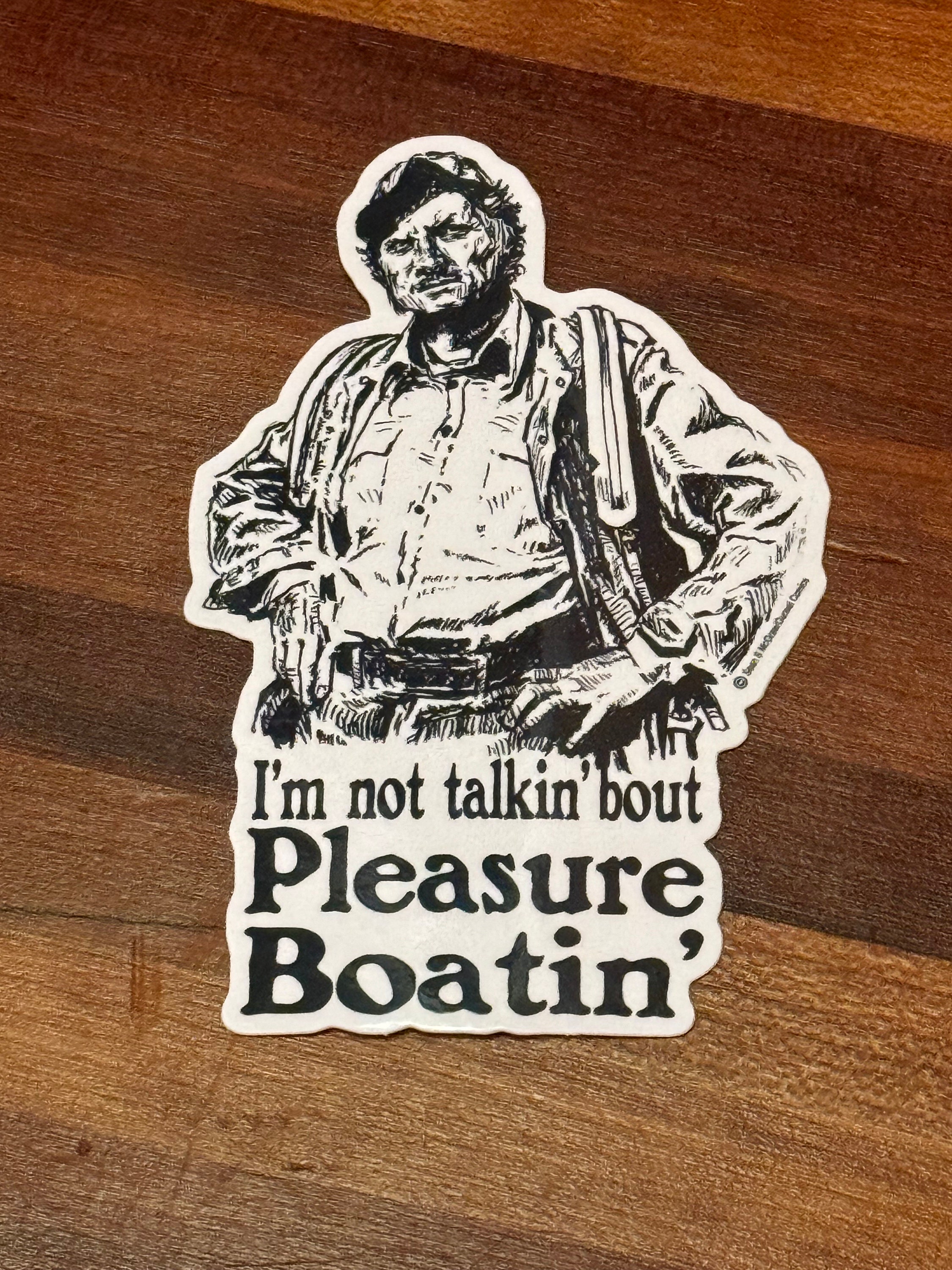 Quint Jaws Movie Decal/sticker High Quality Over 4in Tall, Made in ...