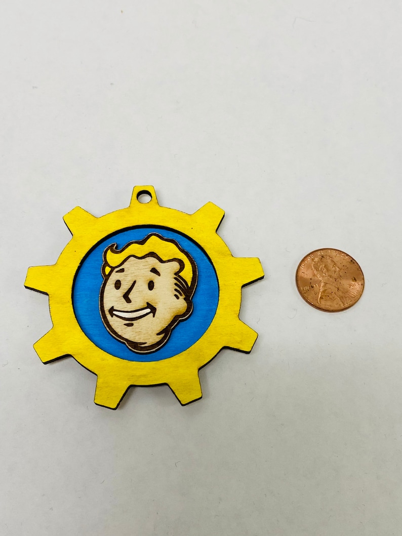 Fallout Vault Boy Wooden Christmas Ornament - Etsy