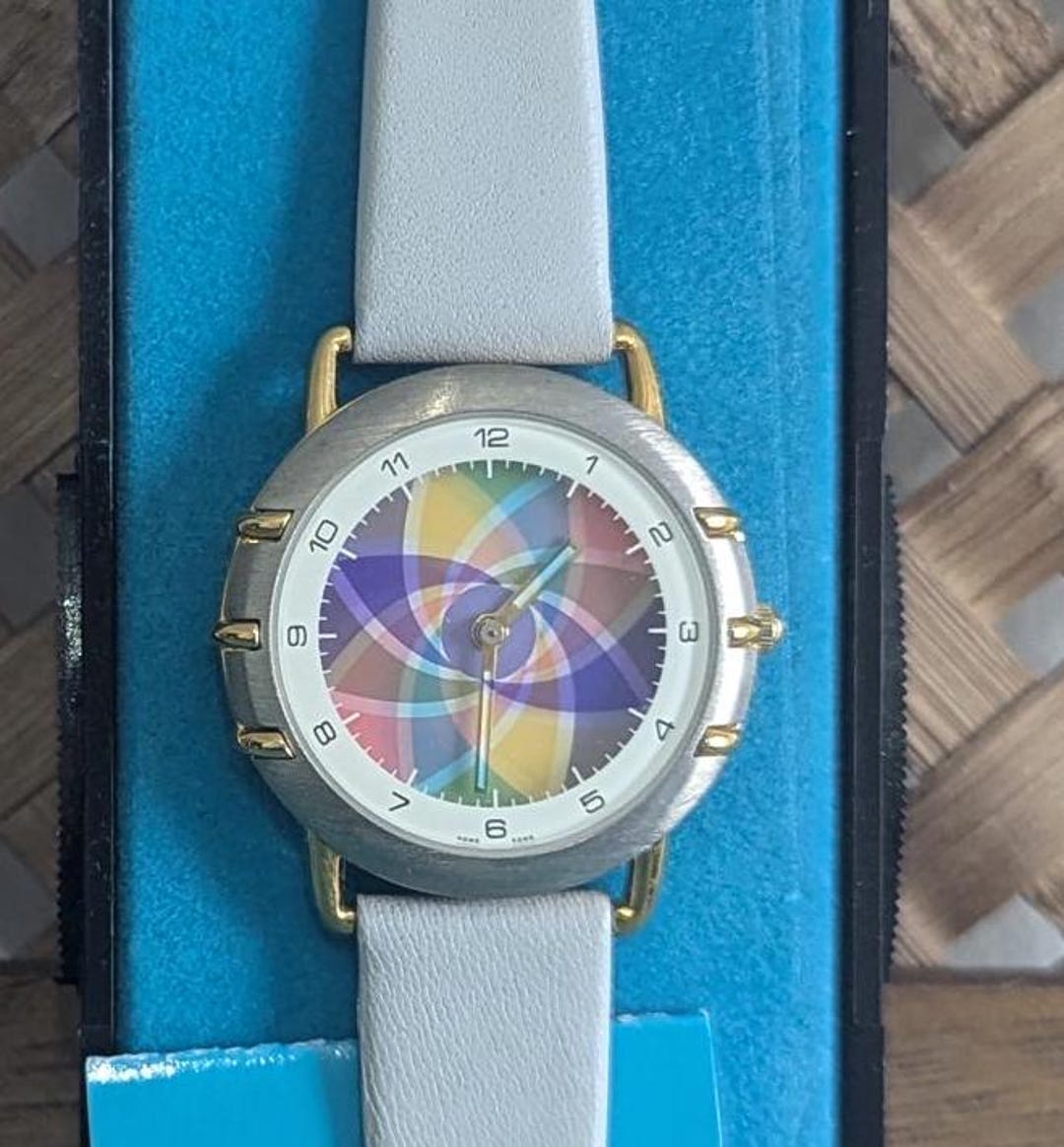 AVON 1980s Vintage Watch, Avon 1980s Color Watch, 1980s Swiss Quartz ...