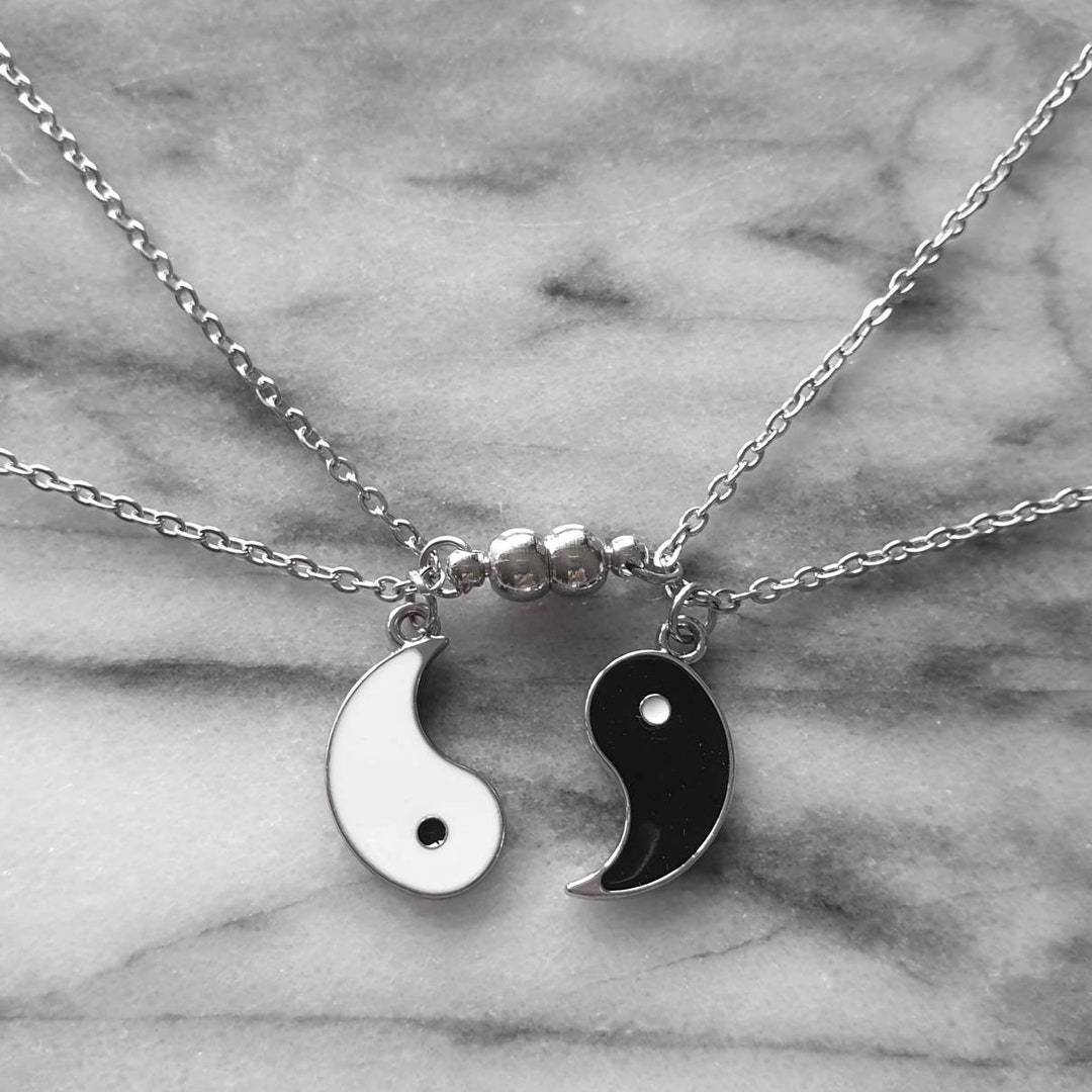 Yin & Yang Friendship Chains Chains for Friends Partner - Etsy