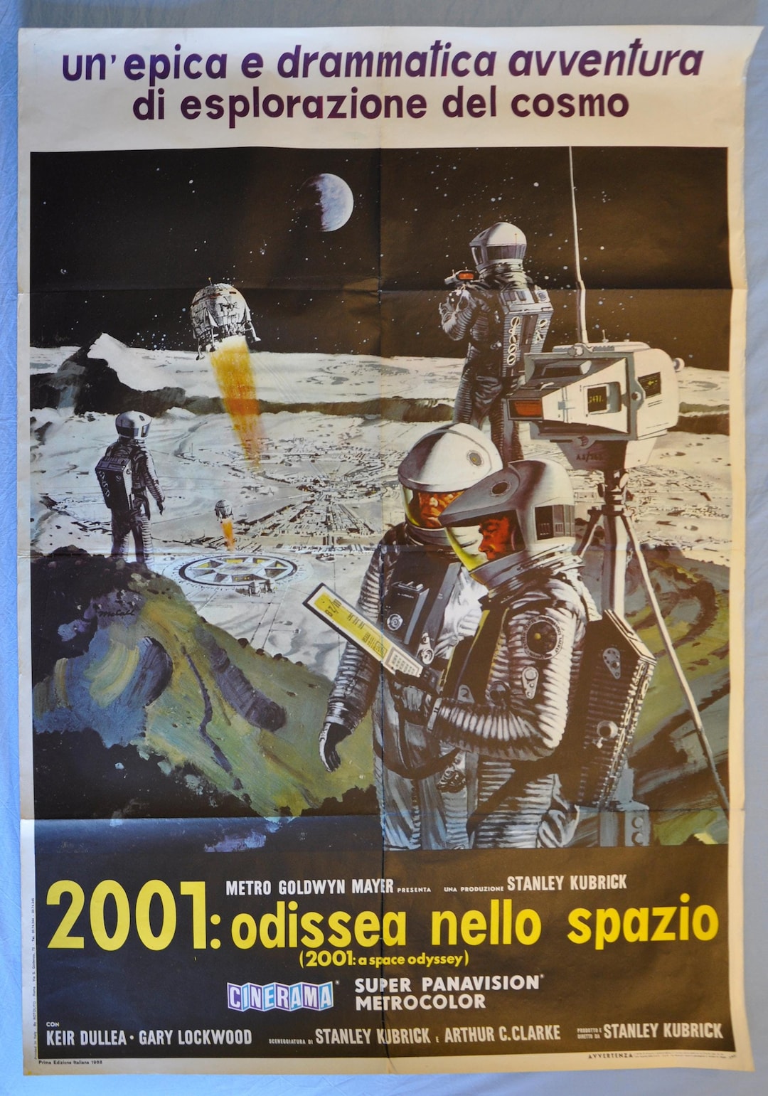 Stanley Kubrick "2001 a Space Odyssey" Original Poster 2 Sheets ...