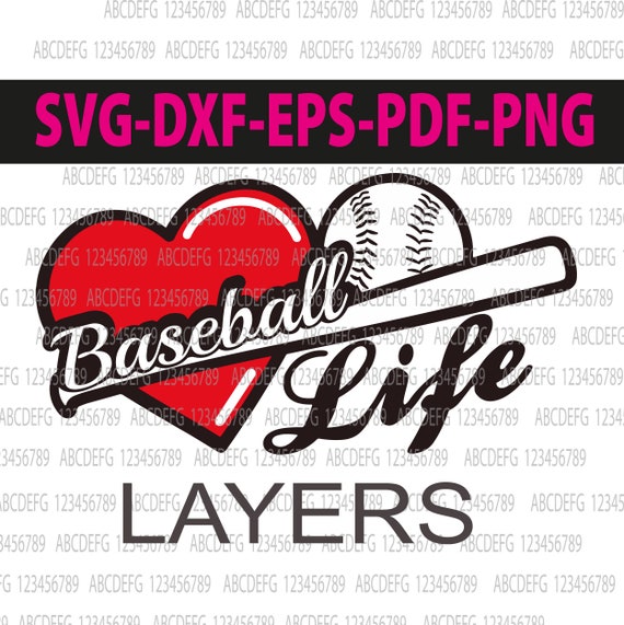 Baseball Life SVG Baseball Mom SVG Baseball Svg for Shirt | Etsy