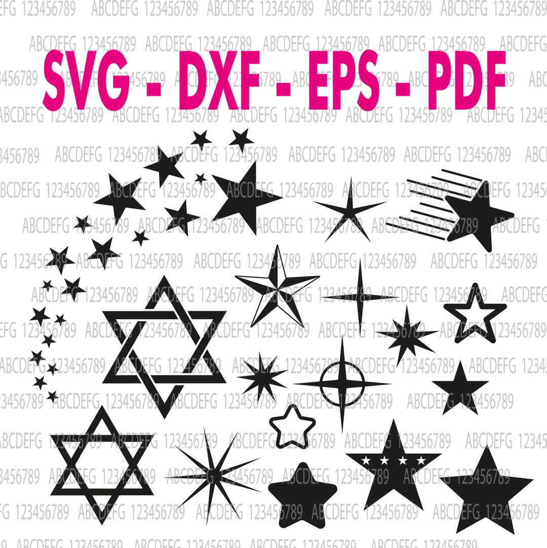 Star SVG Bundle , Star Clipart, Star Digital Download Svg, Stars Svg ...