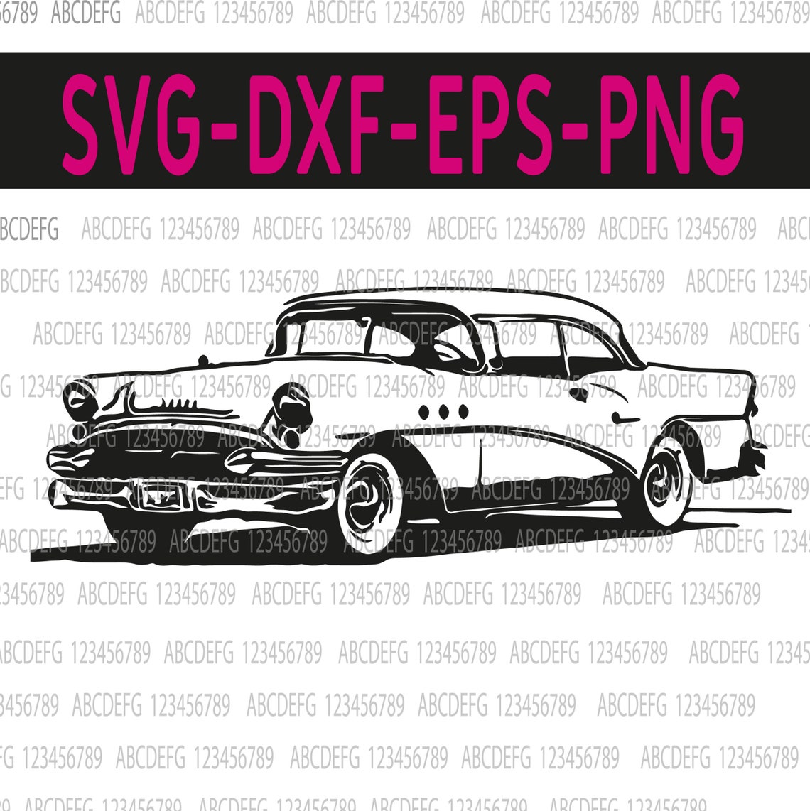 Retro Car, Vintage Car Svg, Classic Car Svg Dxf - Etsy