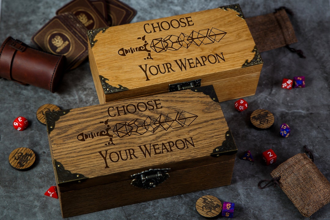 Dice Box, Game Master Gift, Dice Box Gift, Geek Gift - Etsy