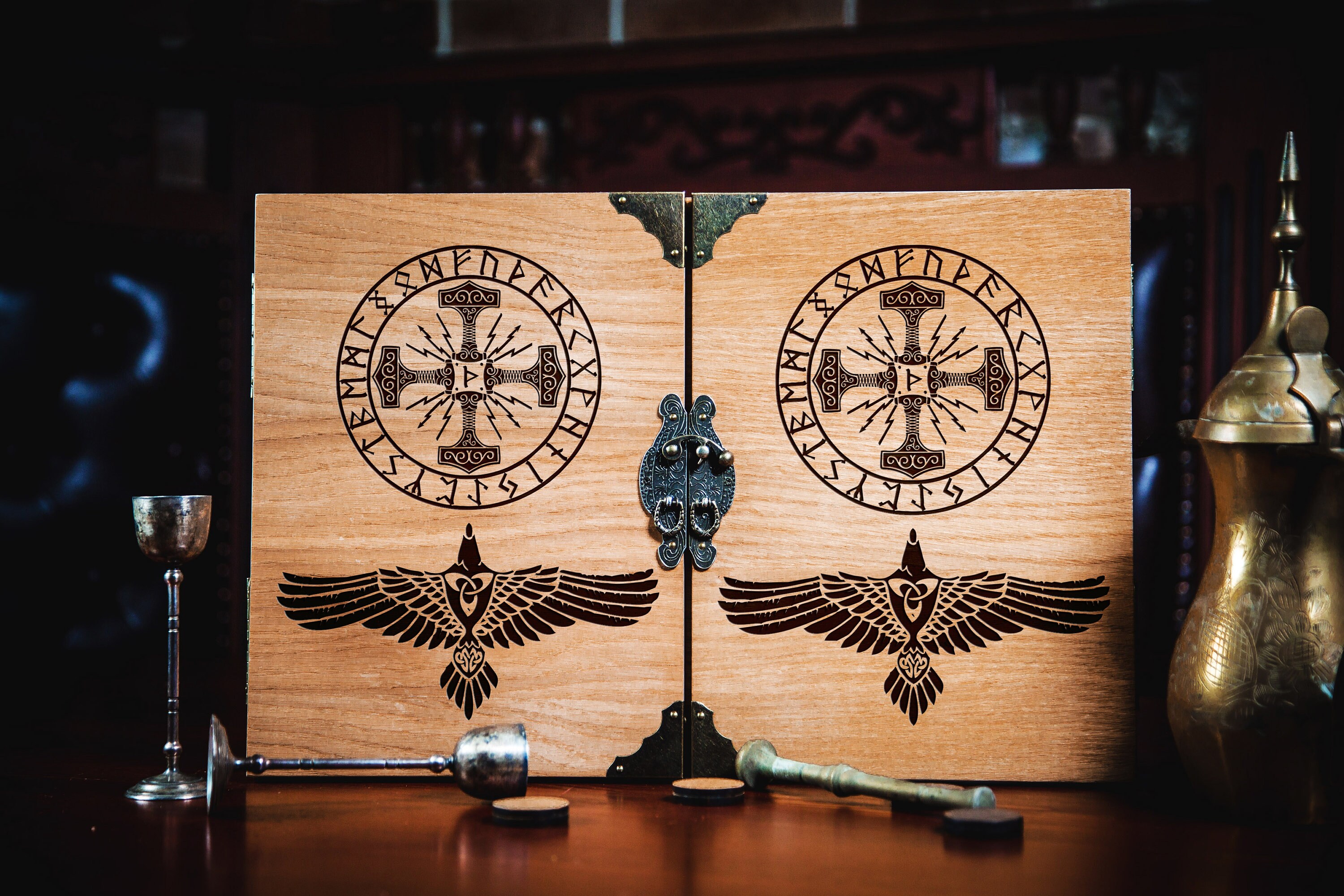 Viking Gift Game Master Screen Table Top Games Dice Games - Etsy