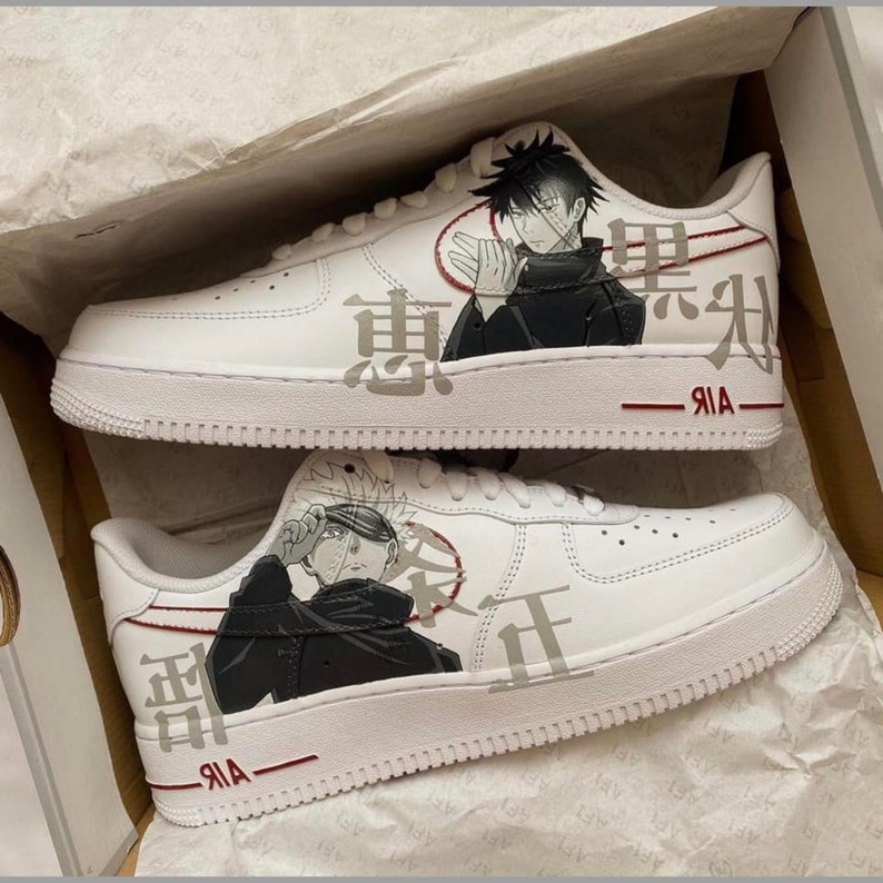 Jujutsu Kaisen Megumi X Gojo Air Force 1 Custombuy Now: - Etsy UK