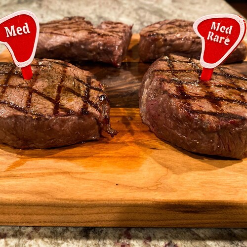 BBQ Grill Temperature Decal Beef Pork Poultry. Cow Pig | Etsy