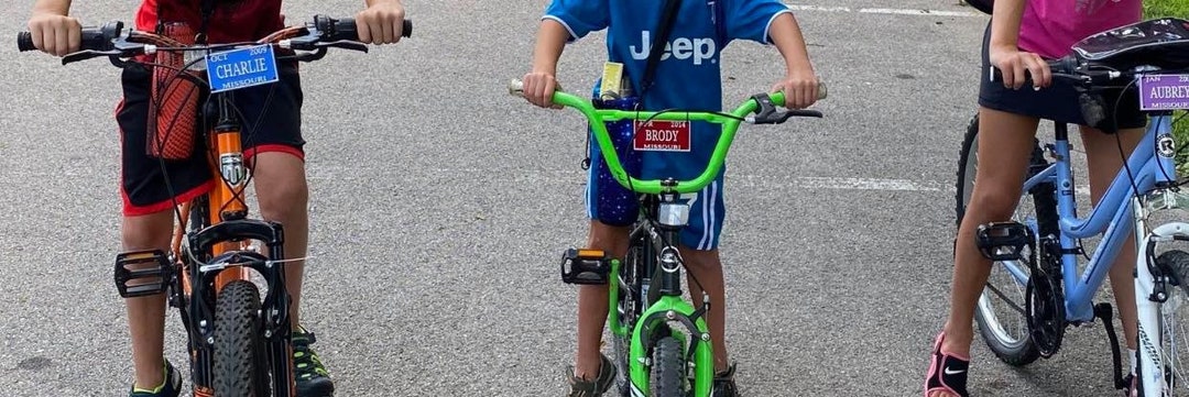 Personalized Bike License Plates Custom Fun Kids Craft for Boys Girls ...