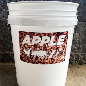 Pellet Smoker Bucket Labels Gift for Husband Garage Organizing Pellet ...