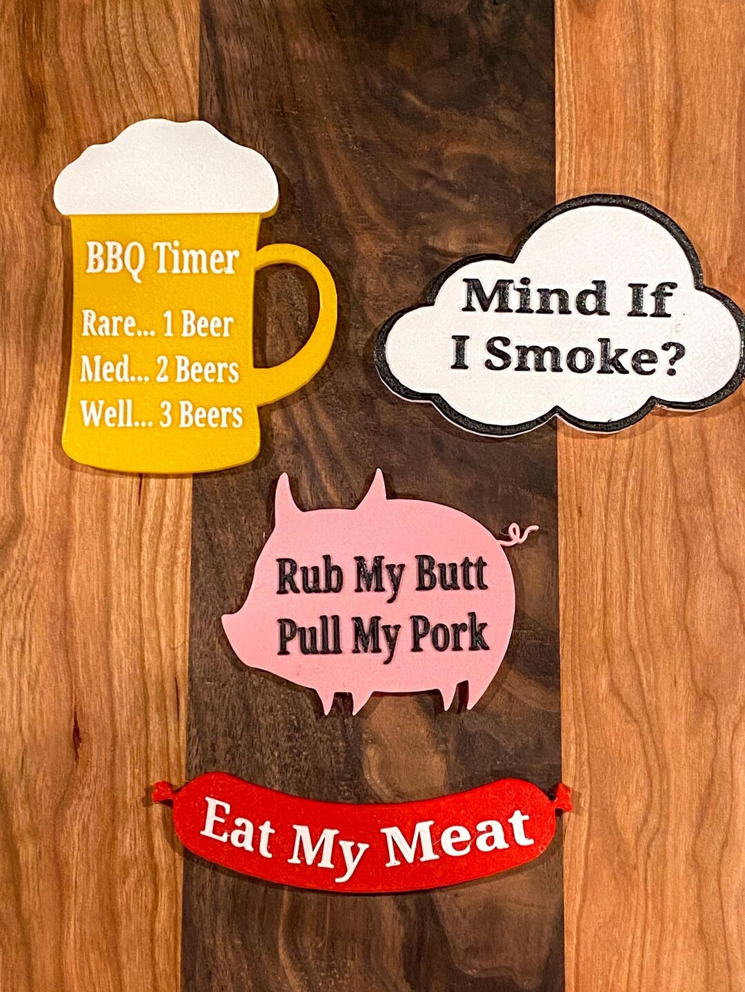 Funny BBQ Magnets Fathers Day BBQ Grilling Cooking - Etsy