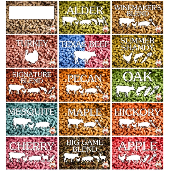 Traeger Inspired Pellet Bucket Stickers - Etsy