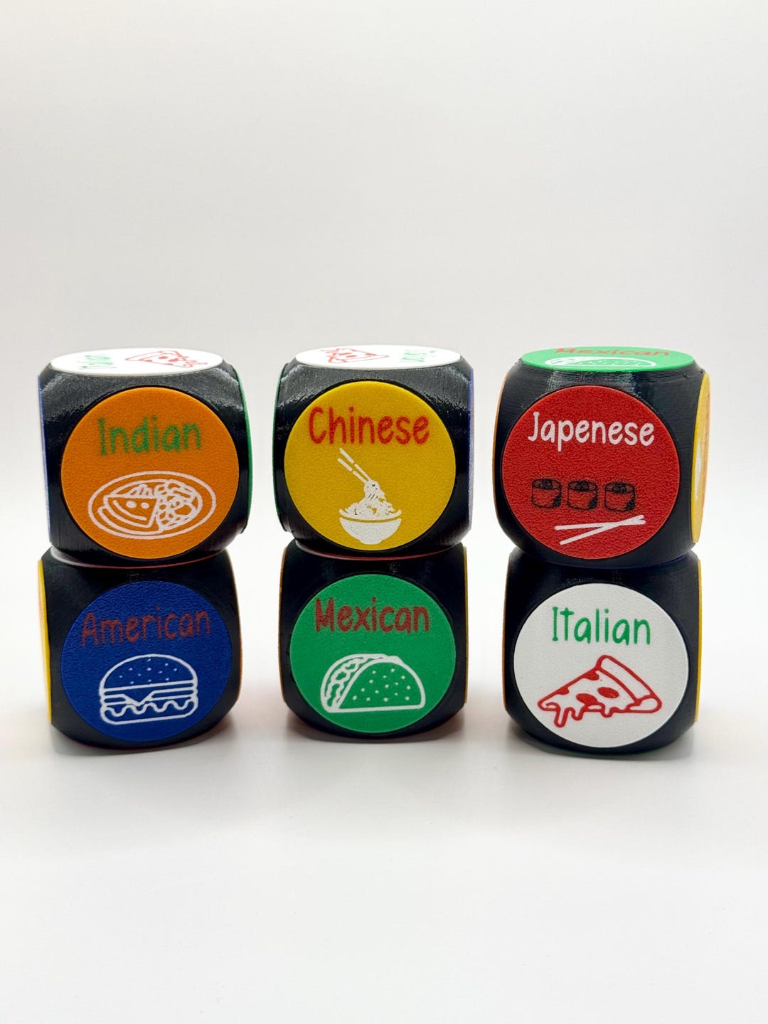 What to Eat GIANT DICE Food Decision Making for Takeaway Eat Out Dinner ...