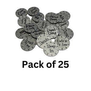 Reward Tokens Chores for Kids Fun Token Rewards Ideas for Boys and ...