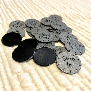 Reward Tokens Chores for Kids Fun Token Rewards Ideas for Boys and ...