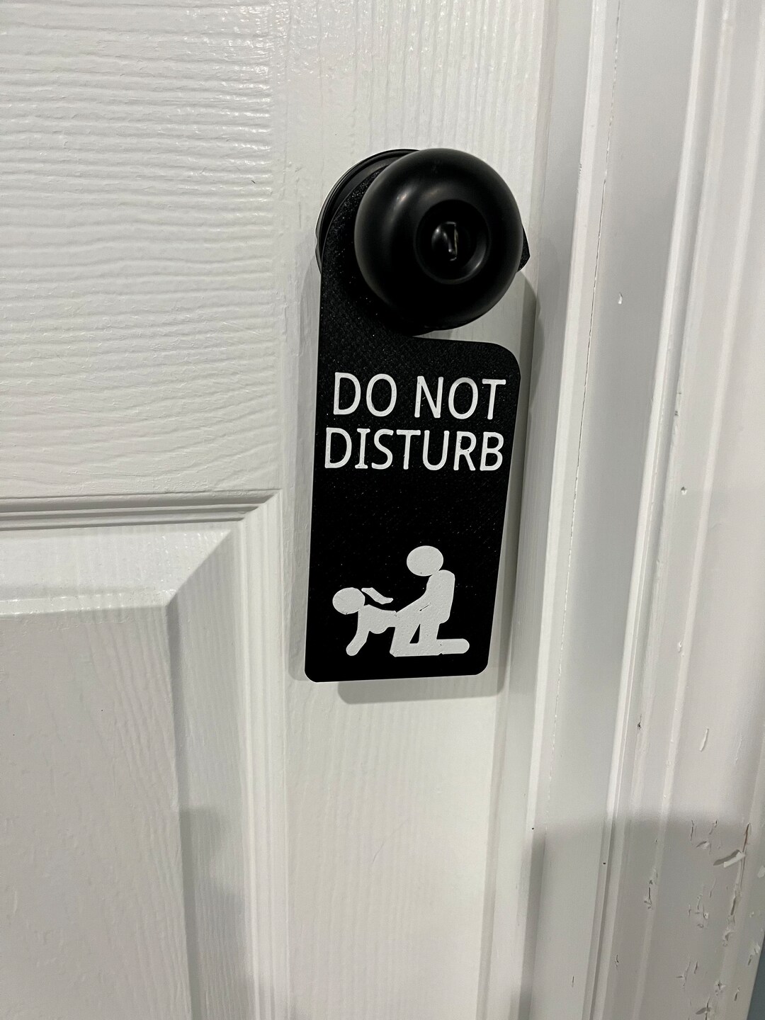 Naughty Door Hanger Do Not Disturb Couple Fun Date Night Fun Couples ...