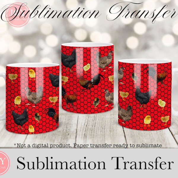 Chicken Heat Transfer - Etsy