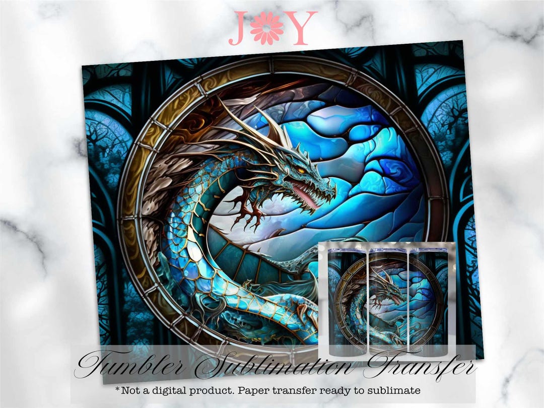 Dragon Heat Transfer Sublimation Design, Sublimation Paper Transfer ...