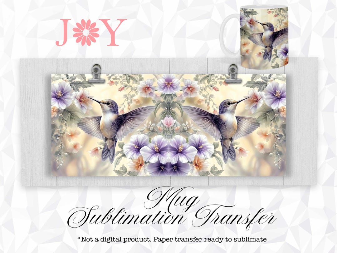 Mug Sublimation Transfer Ready to Press - Printed Sheet Wrap for 11oz ...