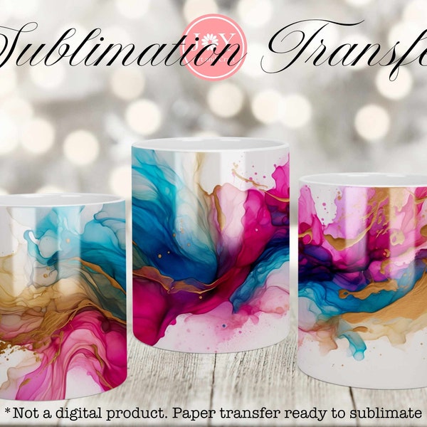 Alcohol Ink Design Printed Paper - Etsy