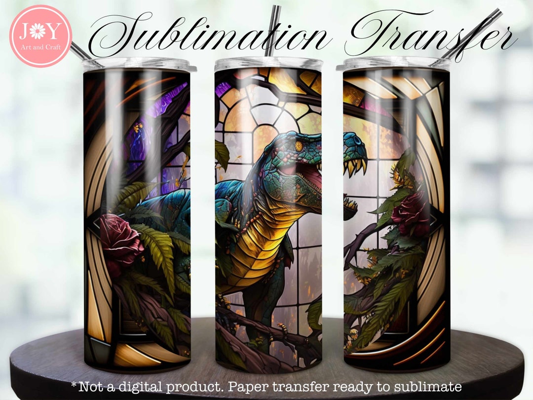 T-rex Heat Transfer Sublimation Design, Sublimation Paper Transfer Wrap ...