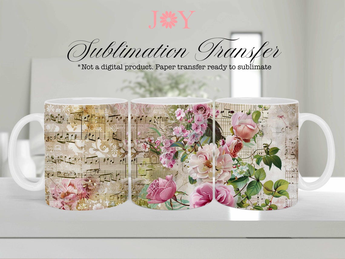 Sublimation Transfer Ready to Press for Mugs - 11oz, 12oz and 15oz Size ...