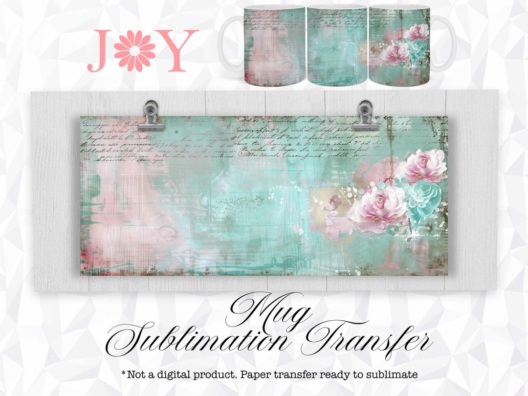 Sublimation Transfer Ready to Press for Mugs - 11oz, 12oz and 15oz Size ...