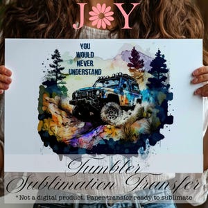 Tumbler Sublimation Transfer, off Road 20 Oz Skinny Tumbler ...