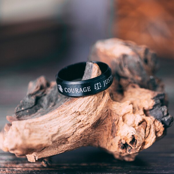 4 Virtues Ring - Etsy