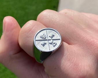 Stoic Signet Ring - Etsy