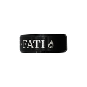 Stoic Ring Stoicism | Black Band Philosophy Ring Amor Fati | Stoic Ring ...
