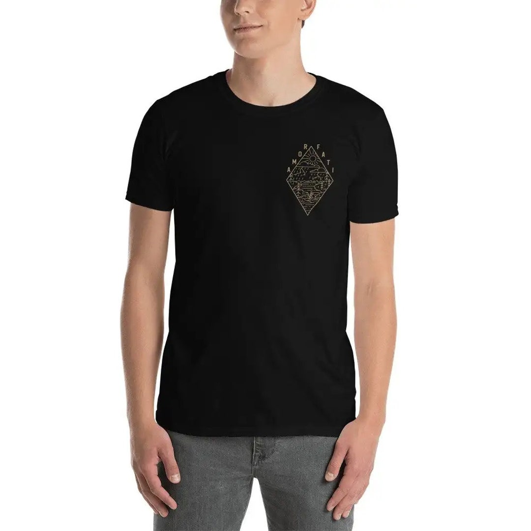 Stoicism Philosophy T-shirt, Black Stoic Tshirt, Amor Fati, Momento ...