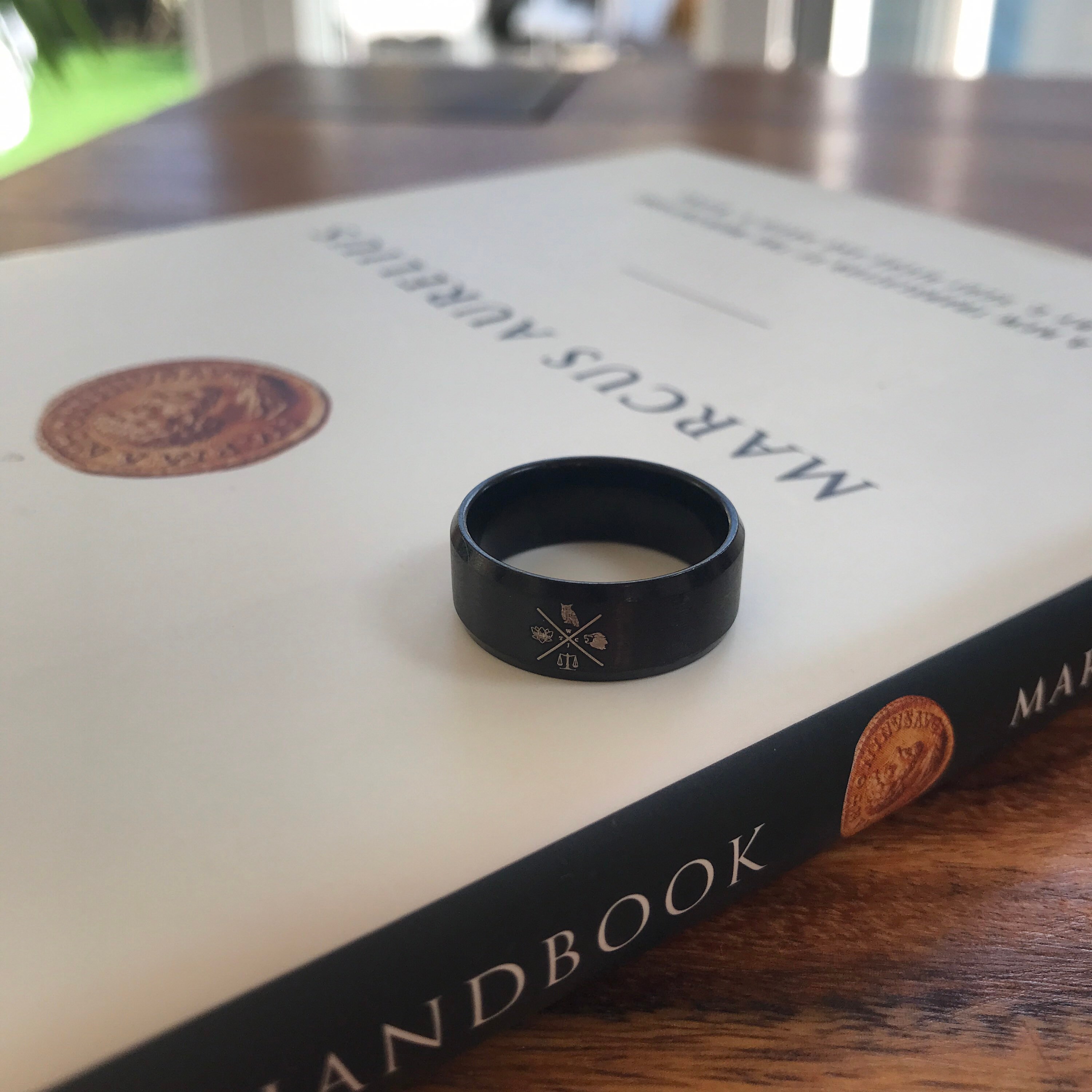 Stoic Four Cardinal Virtues Ring the Cardinal Virtues of - Etsy UK