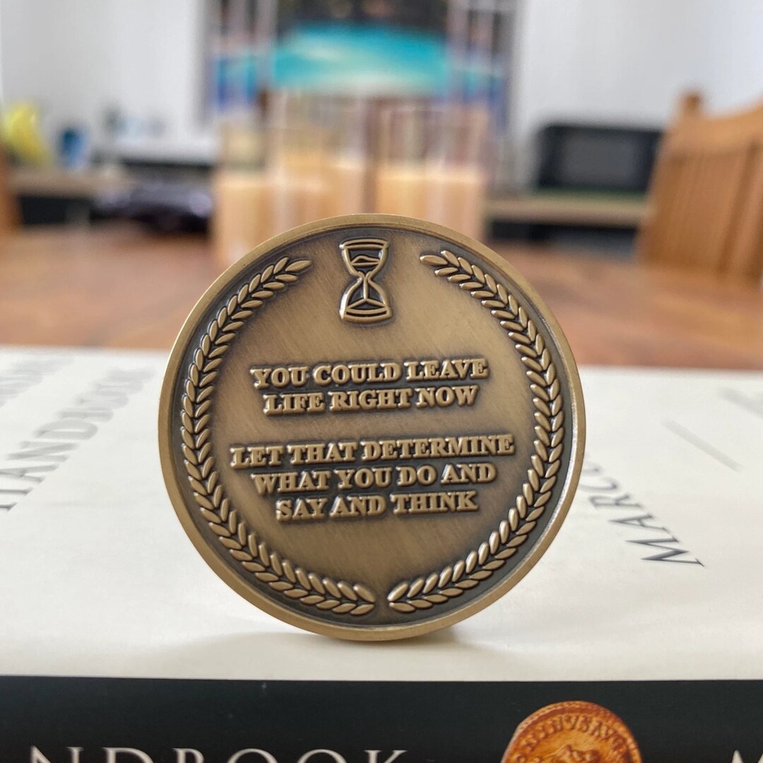 Motivational Quote Coin Inspirational Reminder | Daily Challenge Coin ...