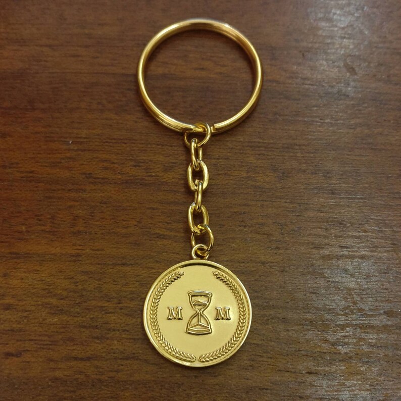 Stoic Memento Mori Premium Gold Keyring Keychain - Etsy