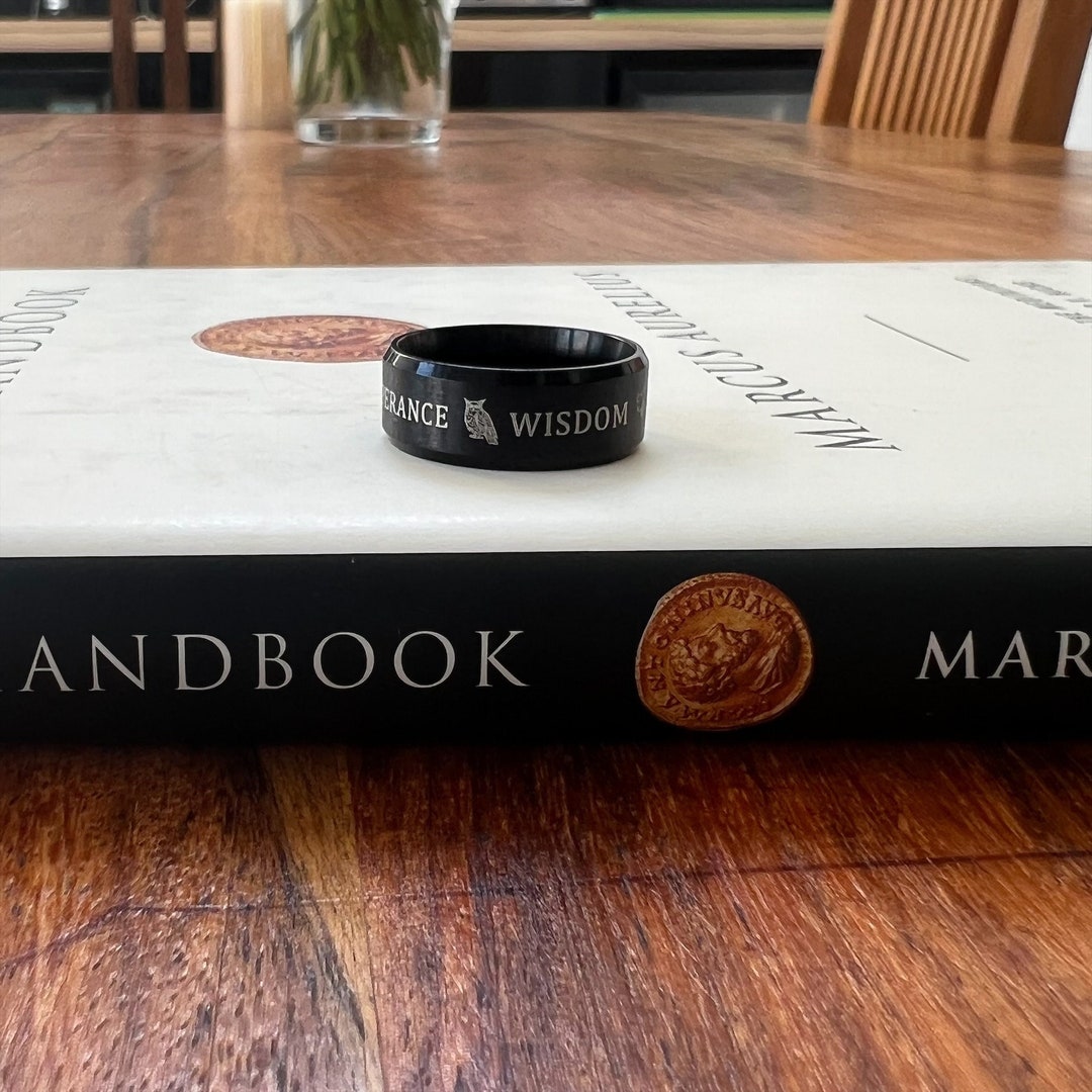 Stoic Four Virtues Philosophy Ring the Cardinal Virtues of - Etsy UK