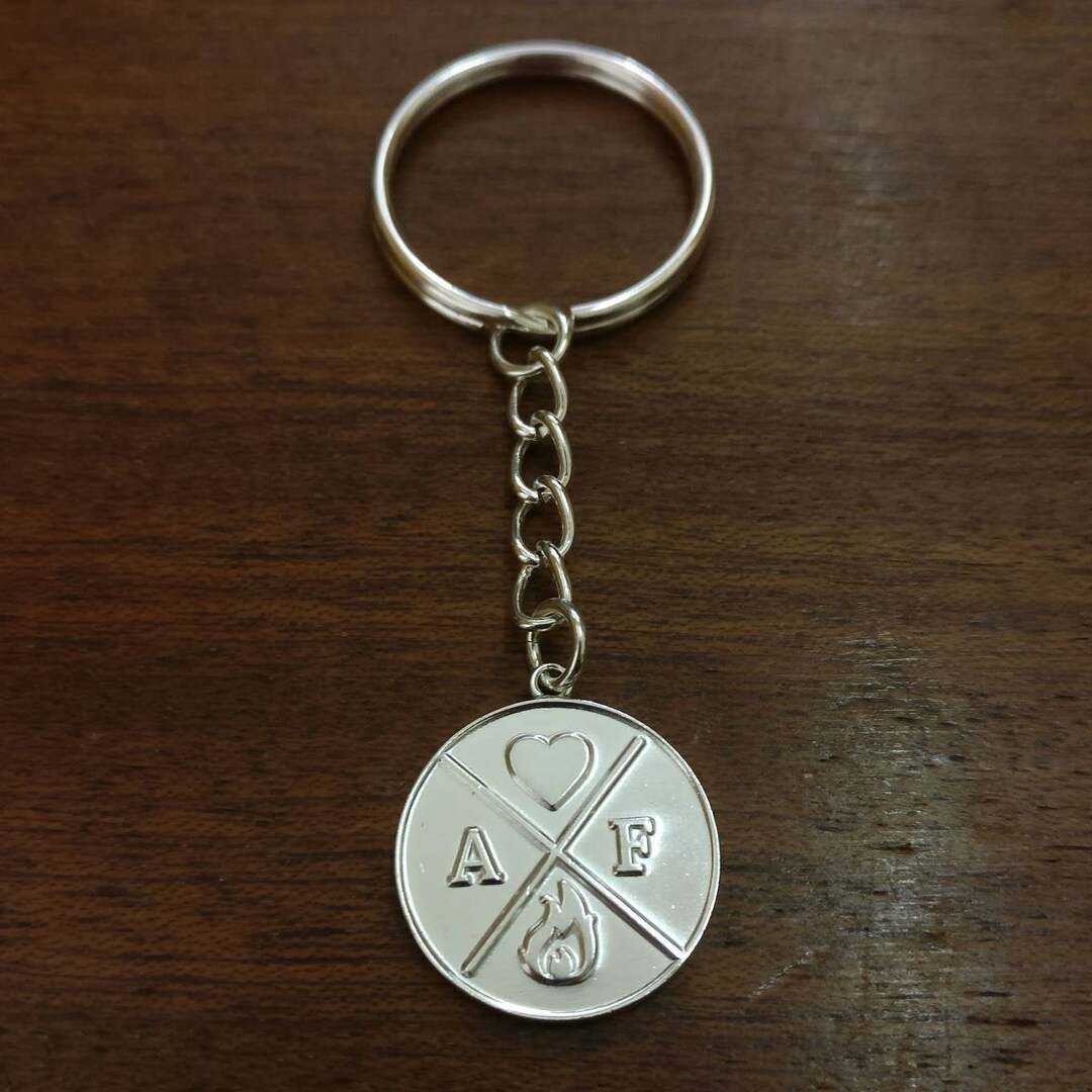 Amor Fati Keyring, Stoic Reminder Keychain, Silver Keyring, Stoicism ...