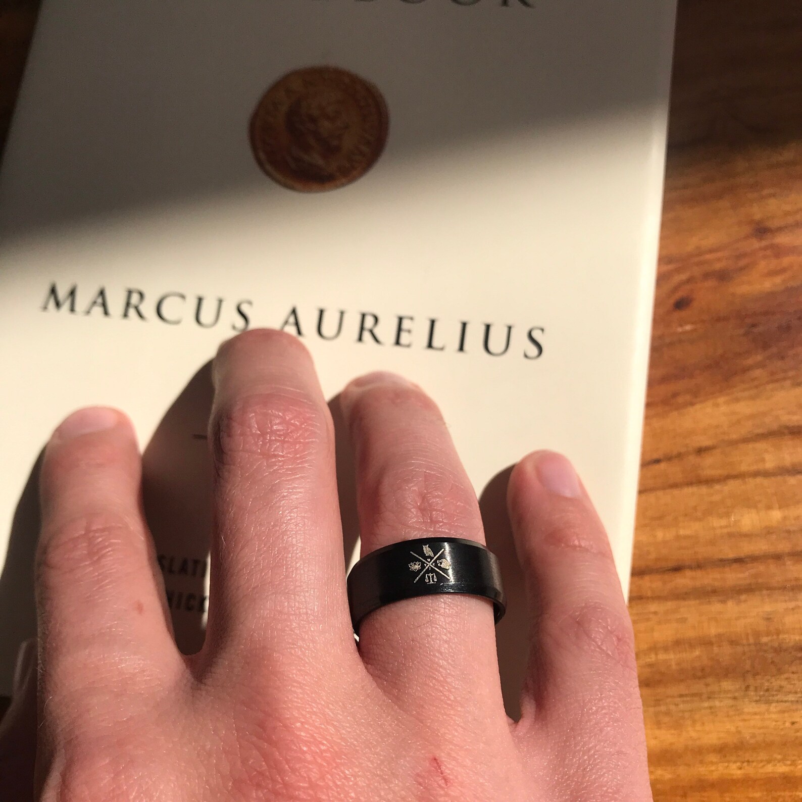 Stoic Four Cardinal Virtues Ring the Cardinal Virtues of - Etsy UK