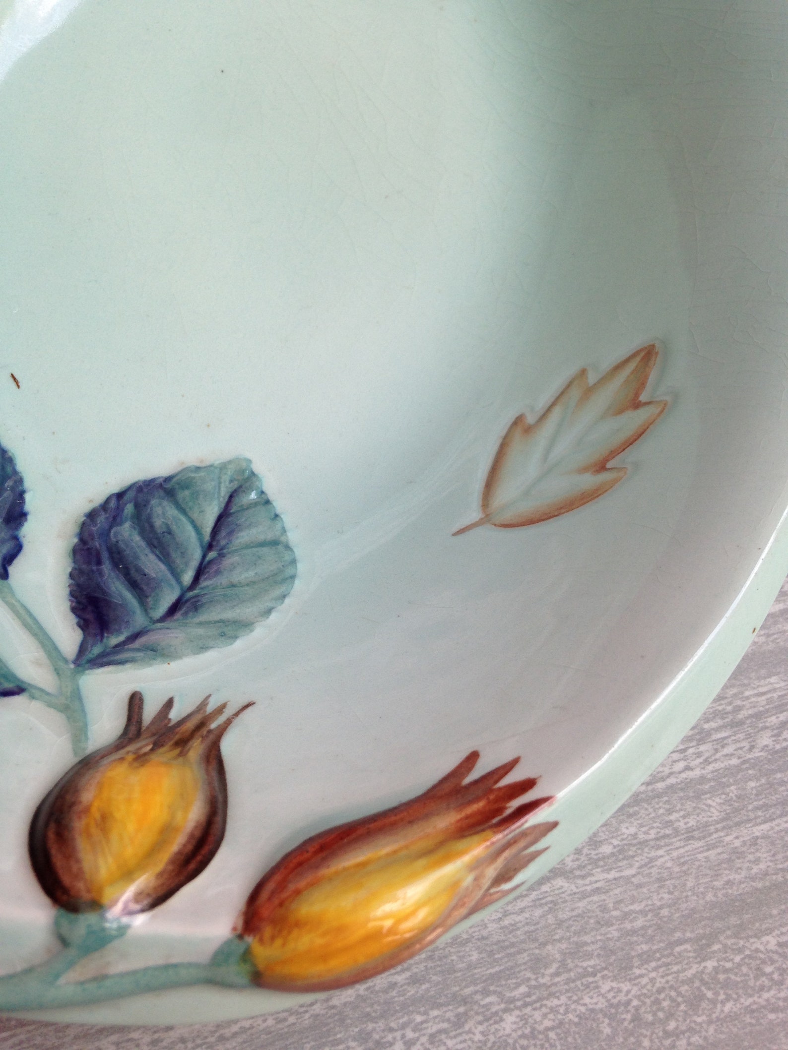 Vintage Pale Blue Hazelnut Carlton Ware Australian Design Bowl | Etsy