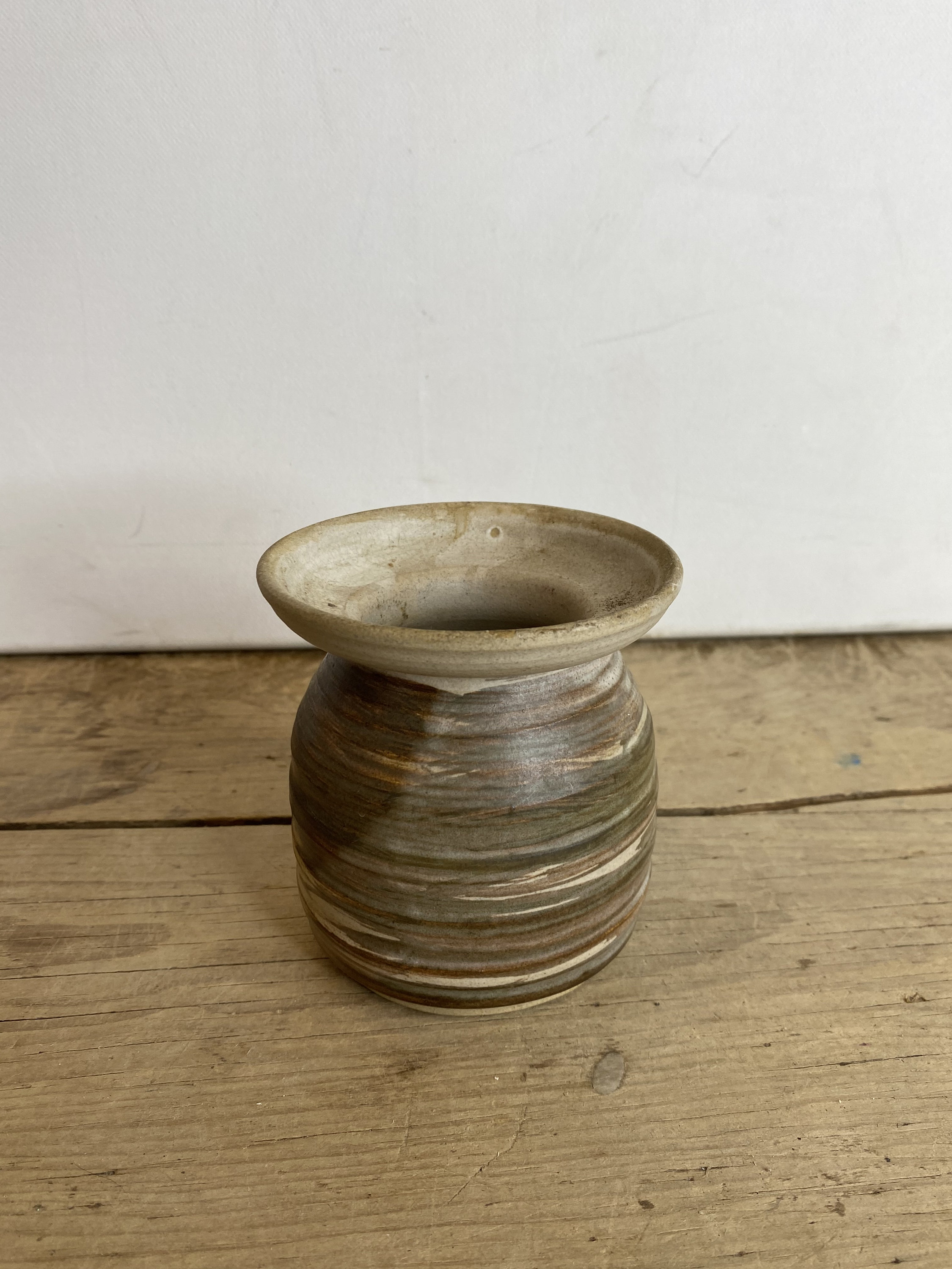 Vintage Conwy Pottery Studio Pottery Pale Grey / Brown Small | Etsy