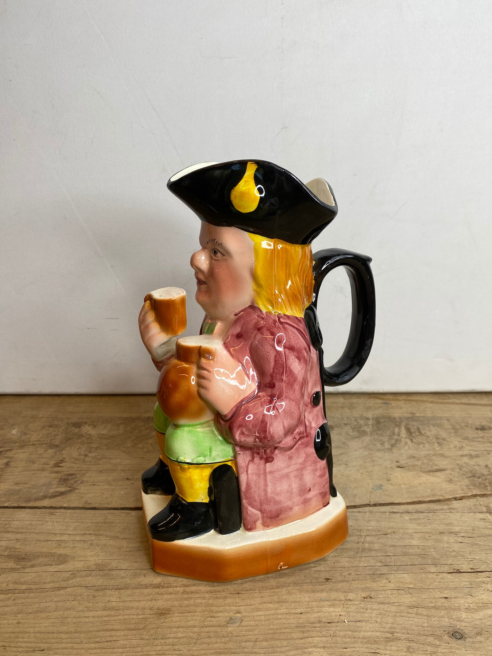 Vintage Avon Ware Tall Toby Jug. Jolly Man in a Red Jacket in Good ...