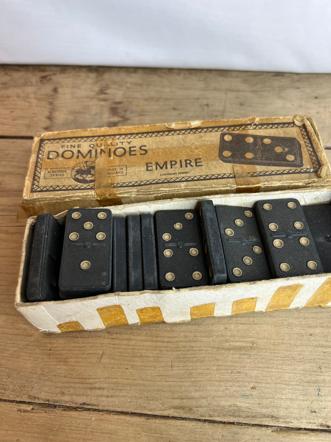 Vintage Empire Crystalate Dominoes in Original Box. - Etsy