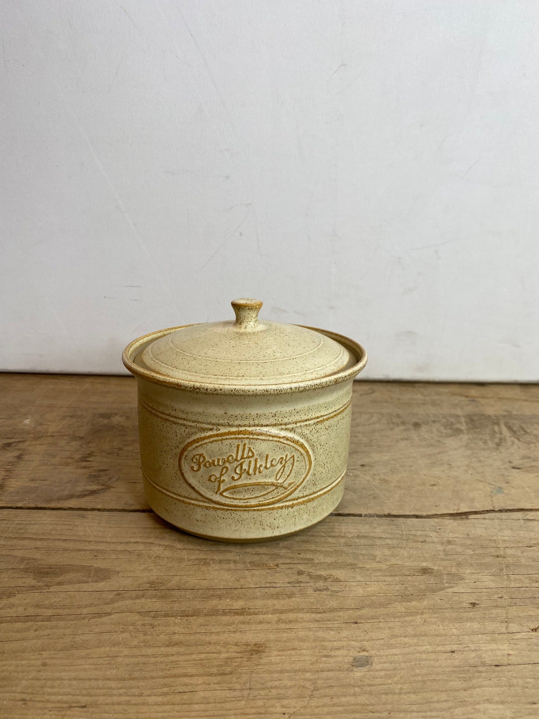 Vintage Powells of Ilkley Wensleydale Pottery Hawes Storage Jar, Lovely ...