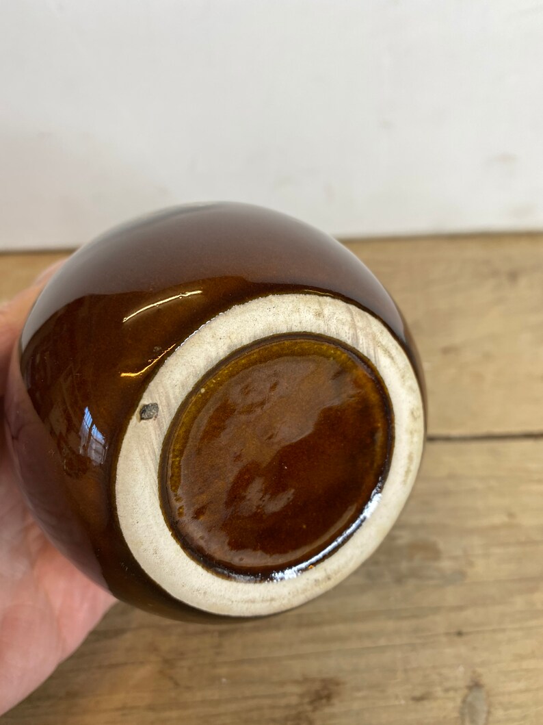 Vintage Brown Ceramic Glazed Kernewek Pottery Cornwall, England - Small ...