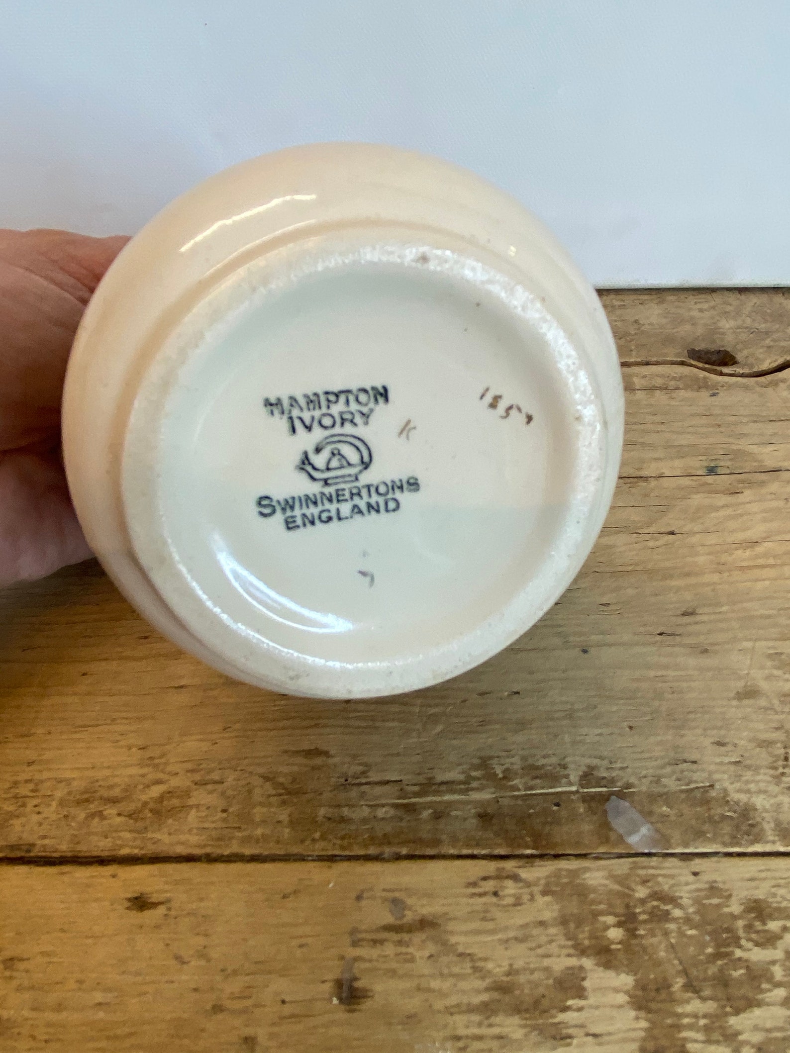Vintage Swinnertons Hampton Ivory Pattern Handpainted Small | Etsy