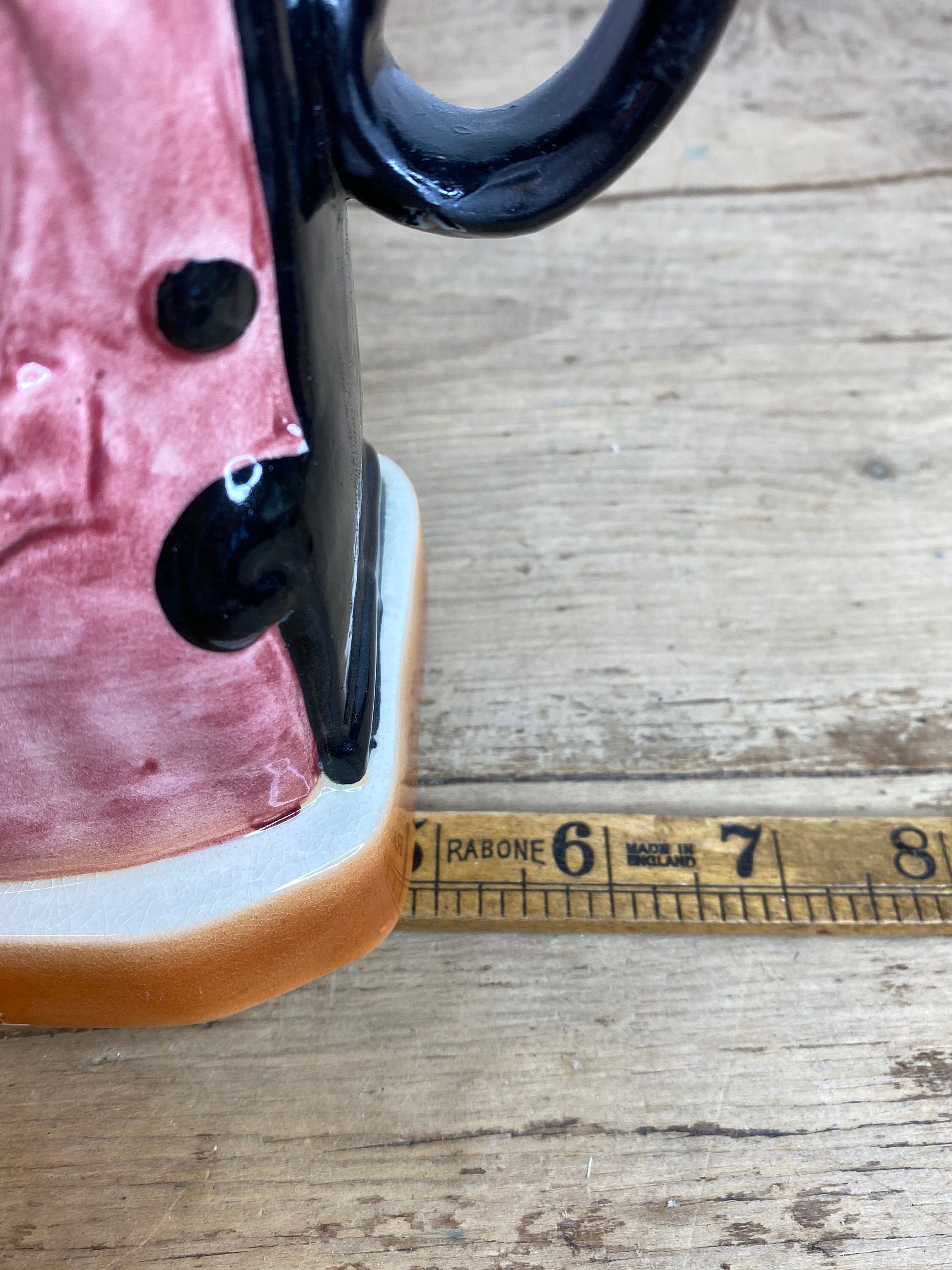 Vintage Avon Ware Tall Toby Jug. Jolly Man in a Red Jacket in Good ...