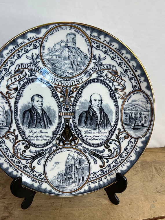 Antique Primitive Methodist Church Centenary Plate 19… - Gem
